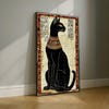 Egyptian Goddess Bastet Papyrus - Cat Goddess Bast - Made in Egypt ...