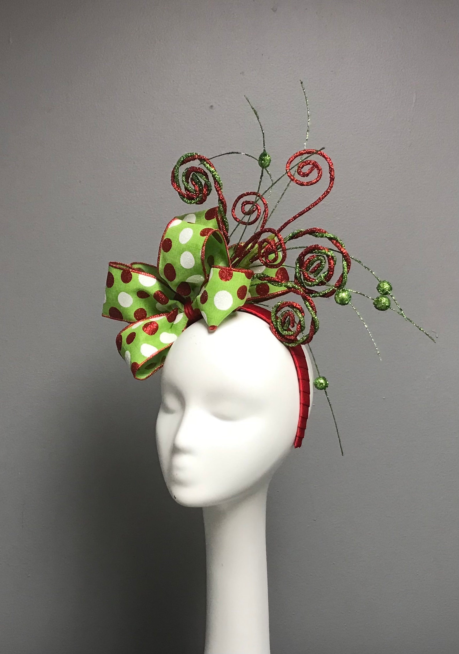 Holiday Headpiece Christmas Headband Fascinator Ugly Sweater - Etsy