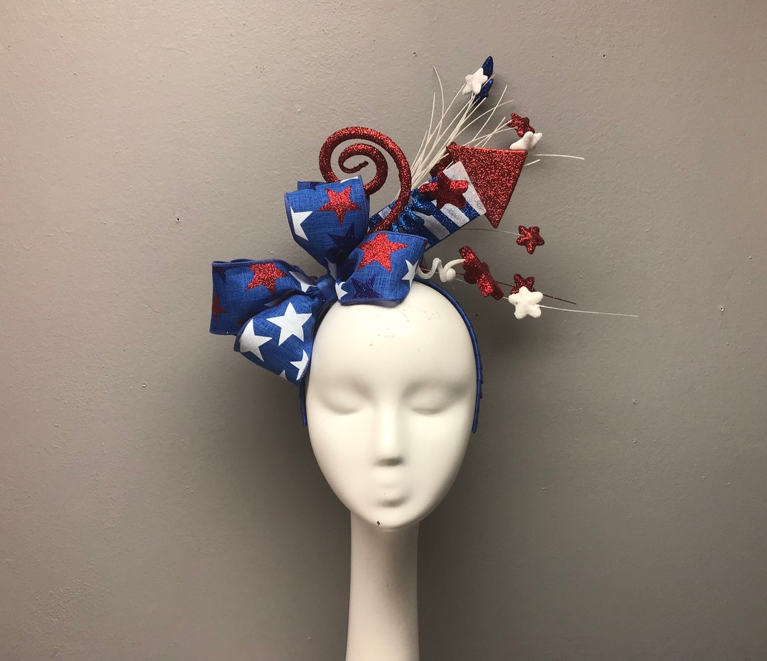Patriotic 4th of July Parade Headband Headpiece - Etsy