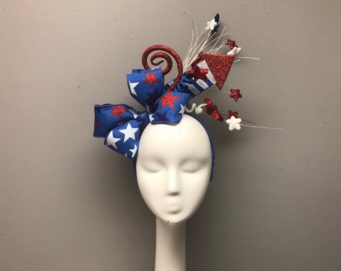 Patriotic 4th of July Parade Headband Headpiece - Etsy