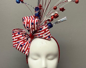 Patriotic 4th of July Parade Headband Headpiece - Etsy