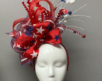 Patriotic 4th of July Parade Headband Headpiece - Etsy