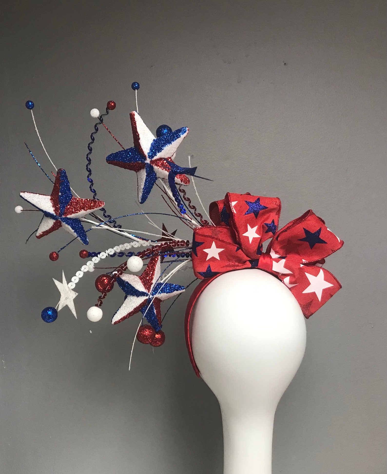 Patriotic 4th of July Parade Headband Headpiece | Etsy