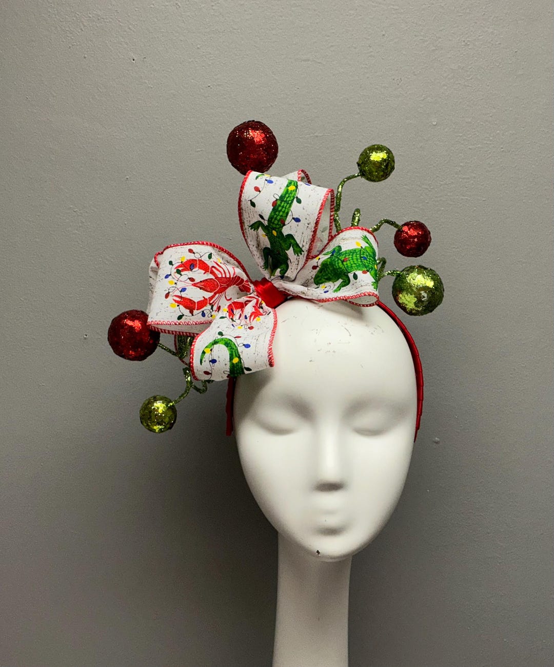 Holiday Headpiece Christmas Headband Fascinator Ugly Sweater - Etsy