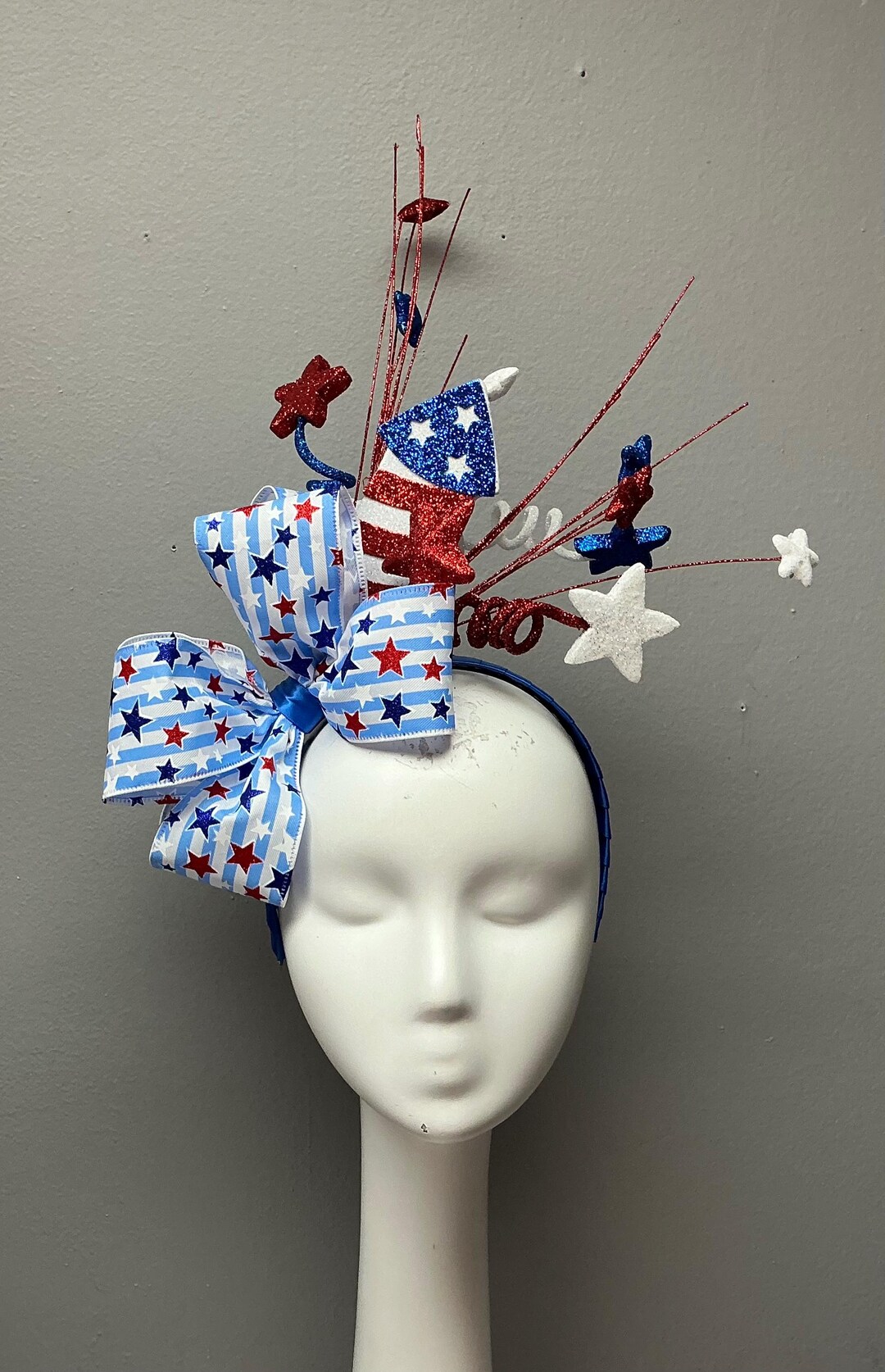 Patriotic 4th of July Parade Headband Headpiece - Etsy