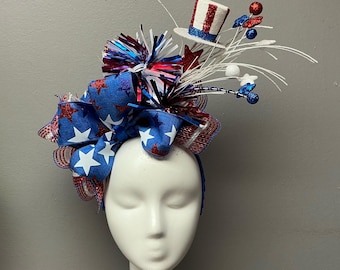 Patriotic 4th of July Parade Headband Headpiece - Etsy