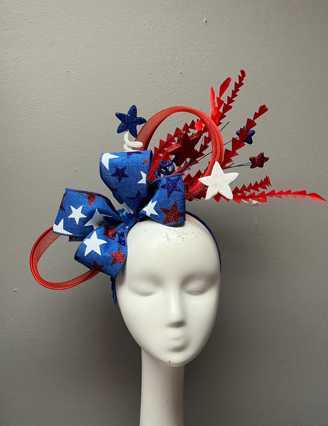 Patriotic 4th of July Parade Headband Headpiece - Etsy