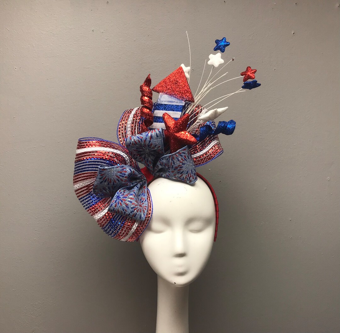 Patriotic 4th of July Parade Headband Headpiece - Etsy