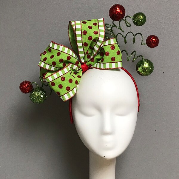 Christmas Fascinator - Etsy
