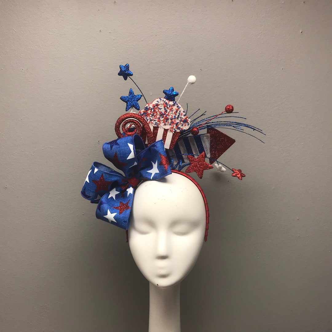 Patriotic 4th of July Parade Headband Headpiece - Etsy