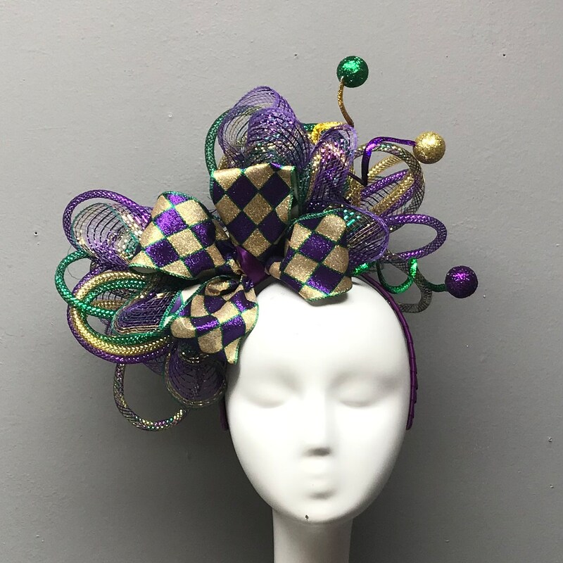 Mardi Gras Headband - Etsy