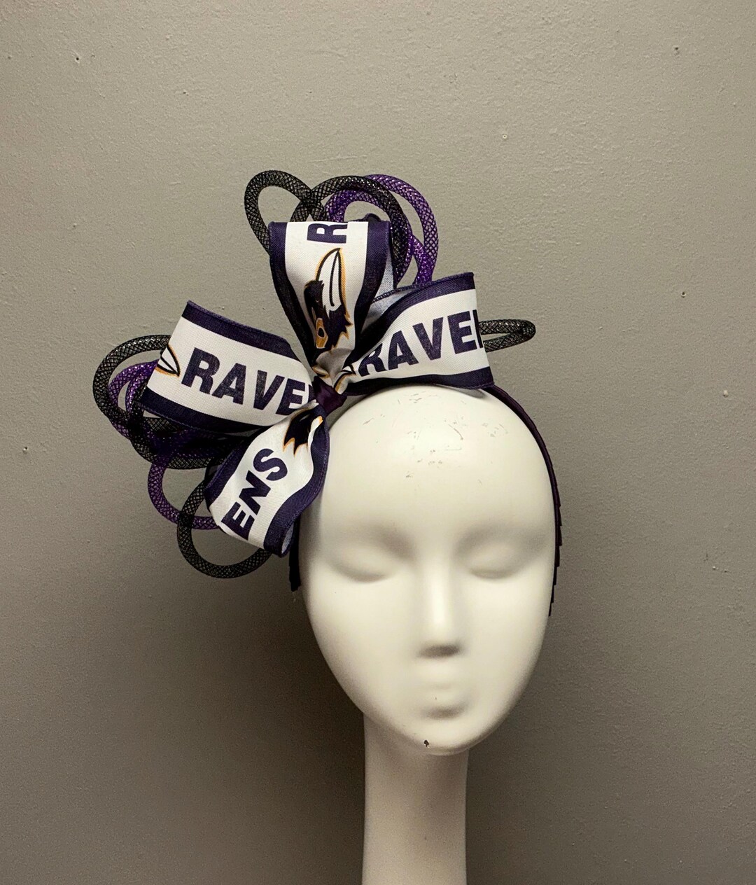 Ravens Football Fan Band Sports Headpiece Headband - Etsy