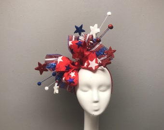 Patriotic 4th of July Parade Headband Headpiece - Etsy