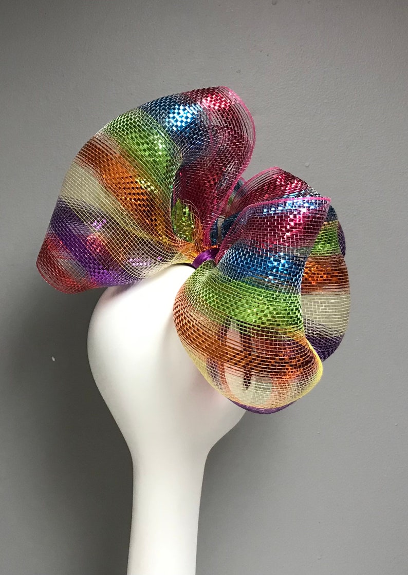 PRIDE Festival Carnival Coachella Rainbow Rave Headband - Etsy