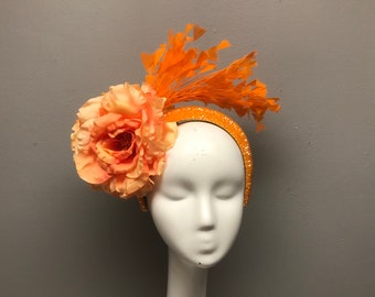 Floral Fascinator Floral Crown Kentucky Derby Bridal Shower Headband ...