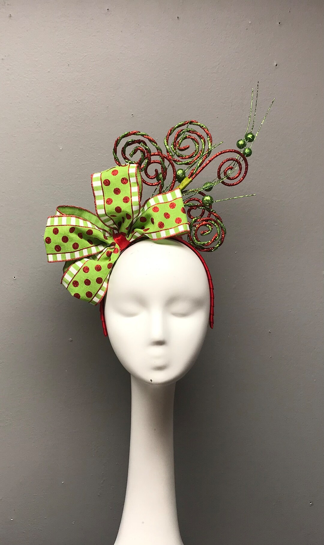 Holiday Headpiece Christmas Headband Fascinator Ugly Sweater - Etsy