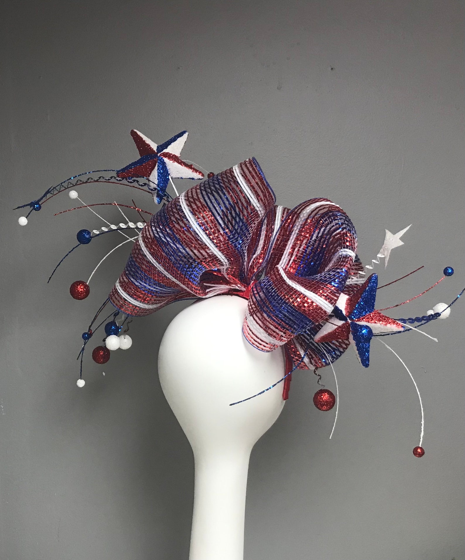 Patriotic 4th of July Parade Headband Headpiece - Etsy