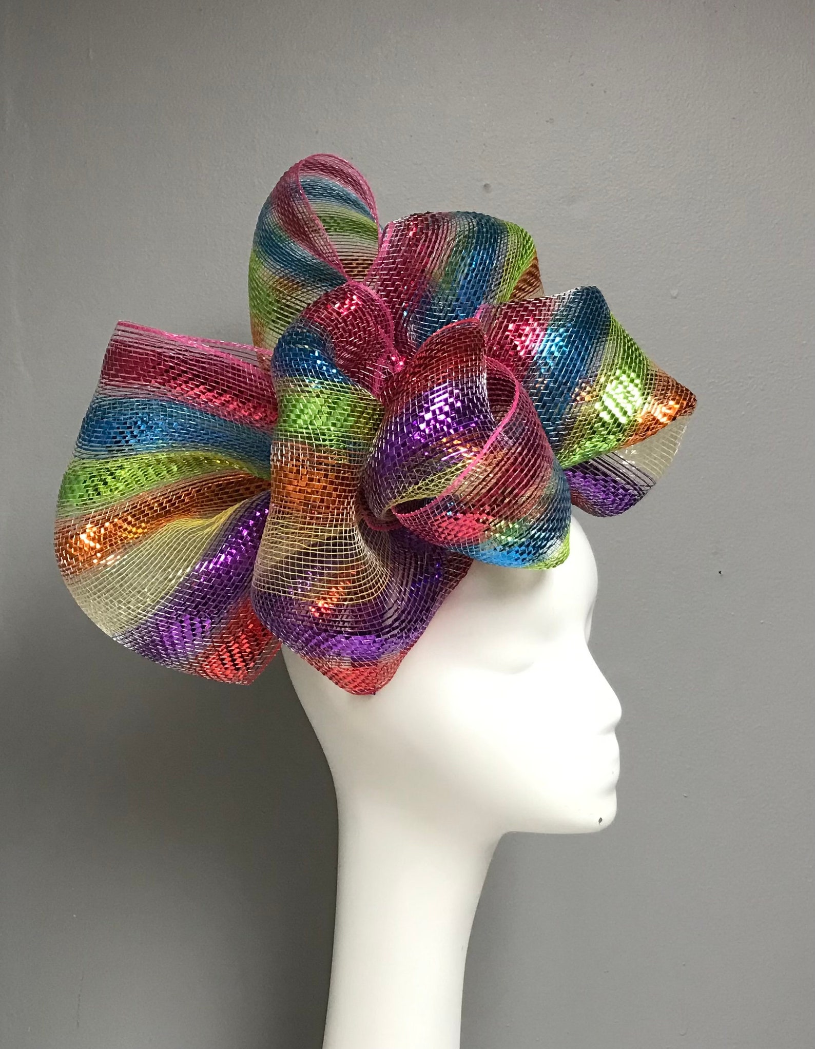 PRIDE Festival Carnival Coachella Rainbow Rave Headband - Etsy