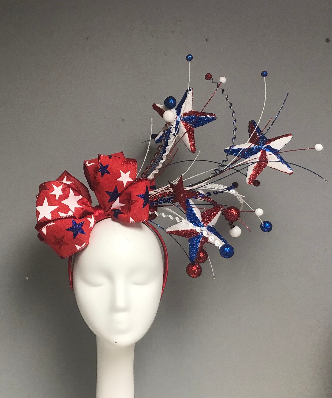 Patriotic 4th of July Parade Headband Headpiece | Etsy