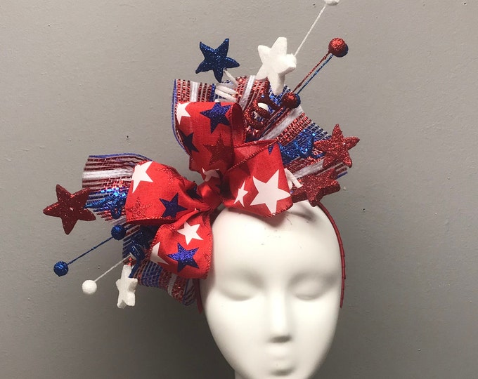 Patriotic 4th of July Parade Headband Headpiece - Etsy