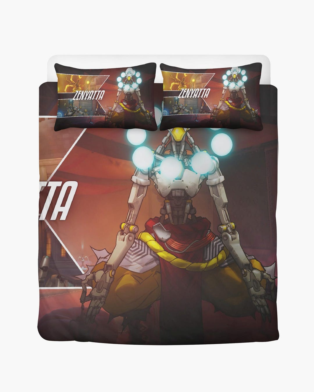 Overwatch Duvet Cover: Zenyatta Custom Bedding Set, 2 Pillowcases ...