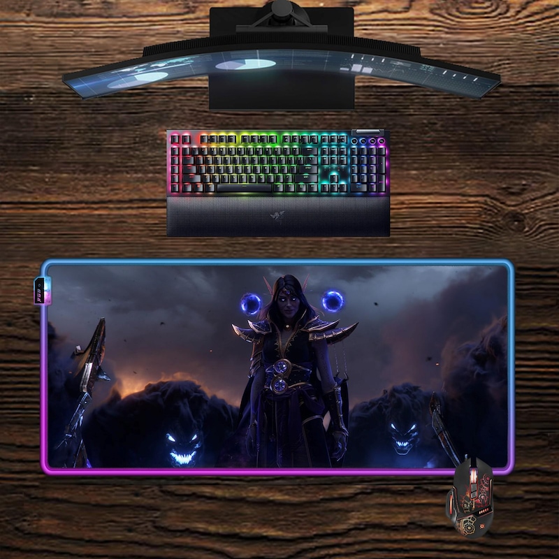 Led Light Keyboard Pad - Etsy
