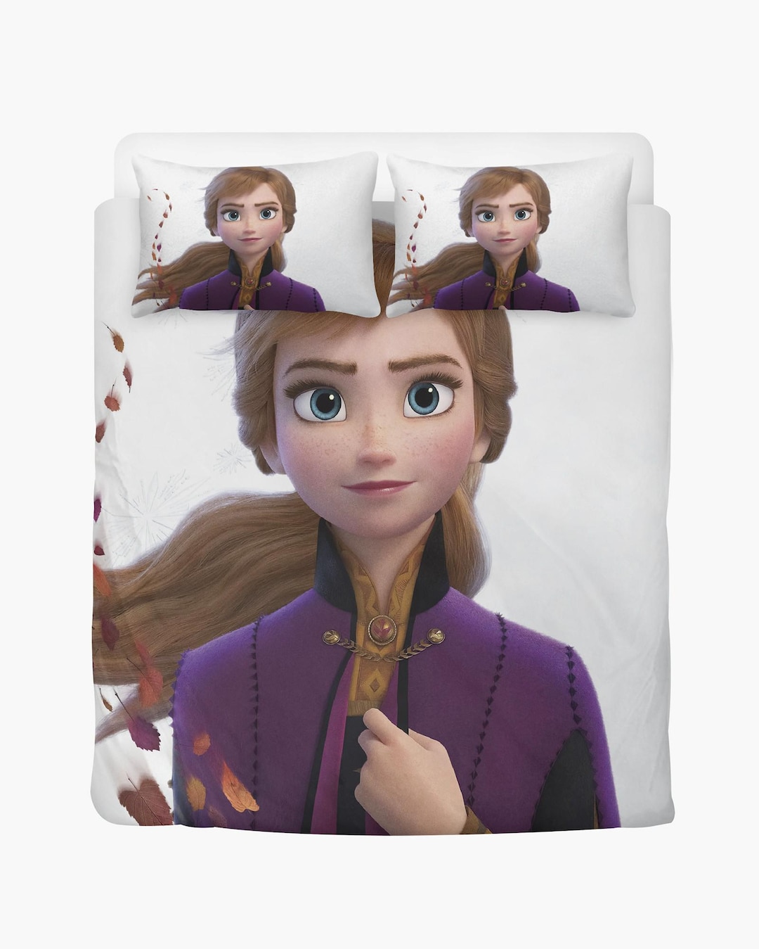 Frozen Duvet Cover: Anna Custom Bedding Set, 2 Pillowcases + Quilt ...