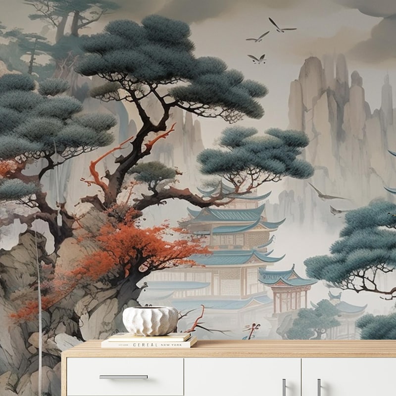 Chinese Wall Mural - Etsy