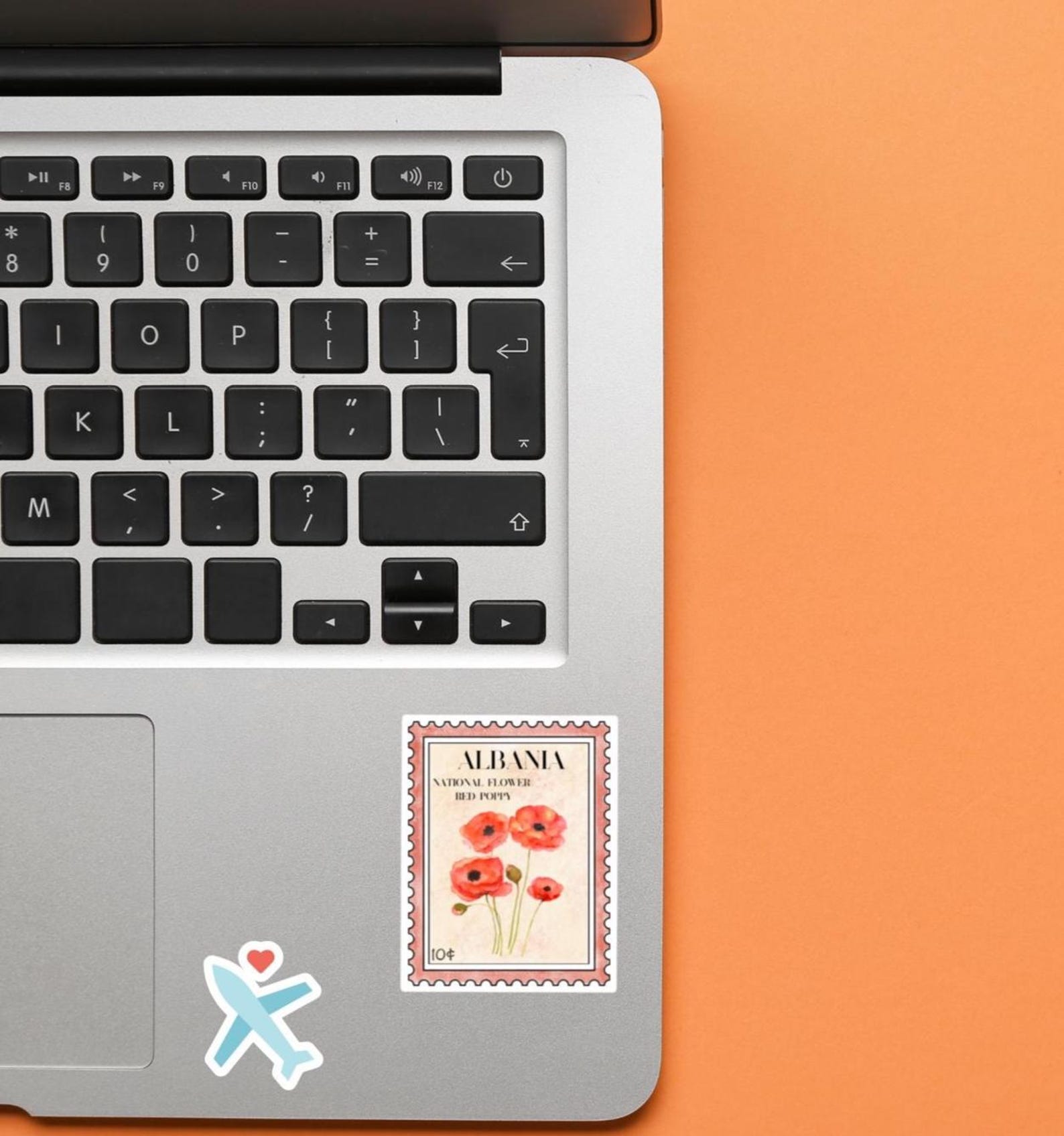 Albania National Flower Stamp Sticker - Etsy