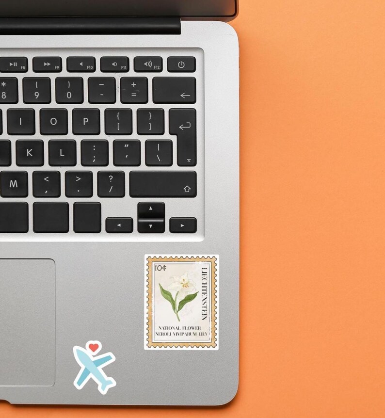 Liechtenstein National Flower Stamp Sticker - Etsy