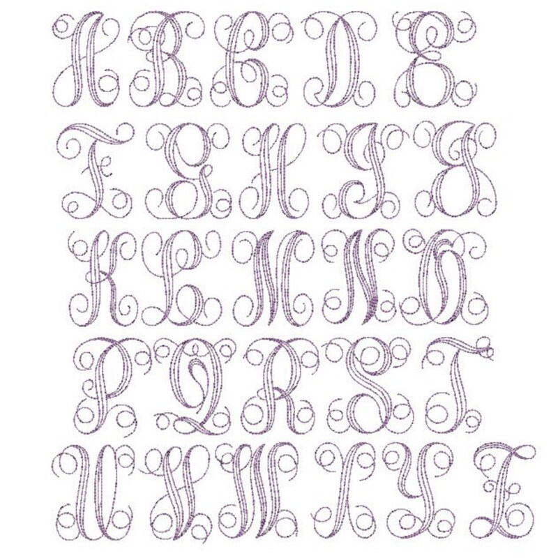 Interlocking Font - Etsy