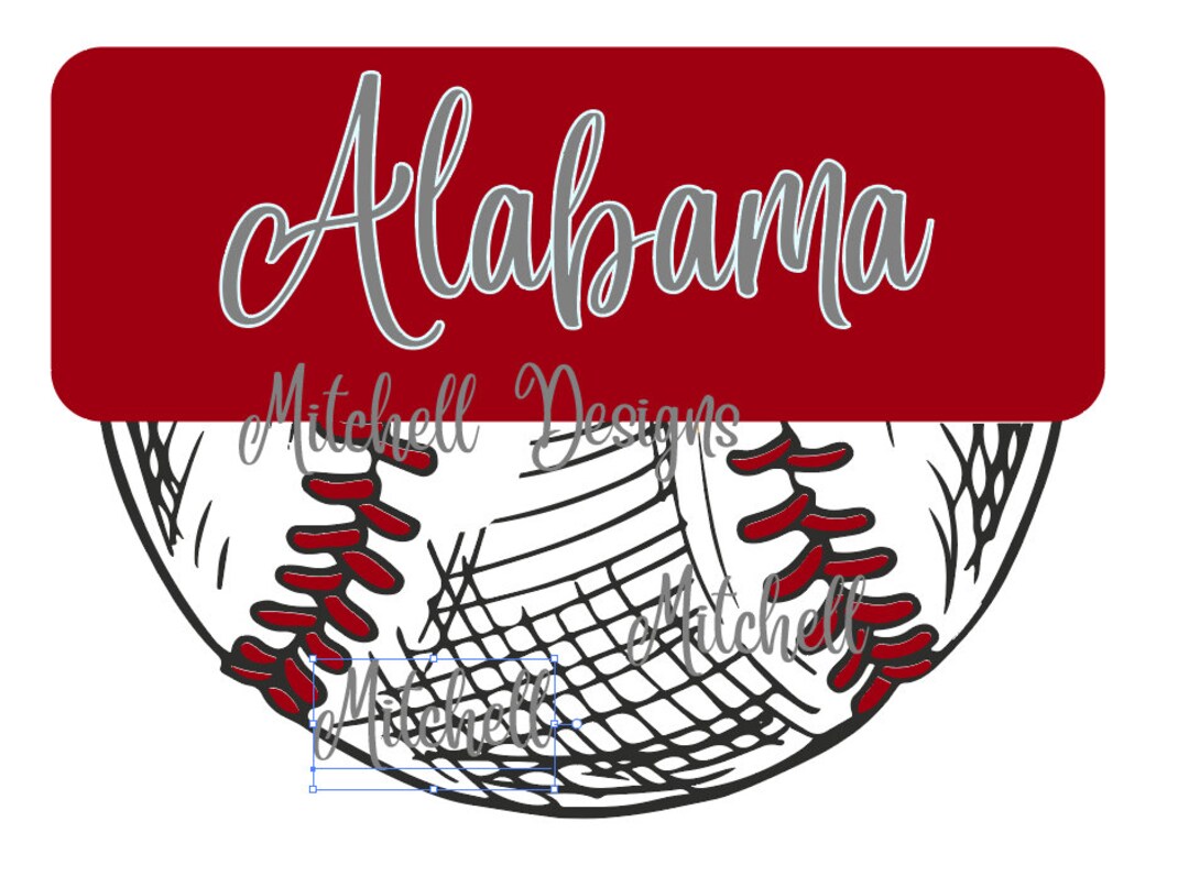 Alabama Baseball PNG PDF SVG - Etsy