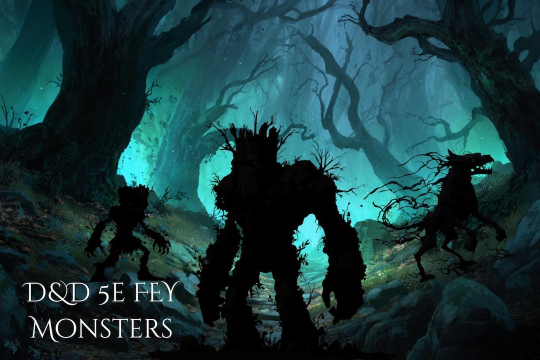 Corrupted Fey Creatures Pack | 5 Dark Forest Monsters for D&D 5e ...