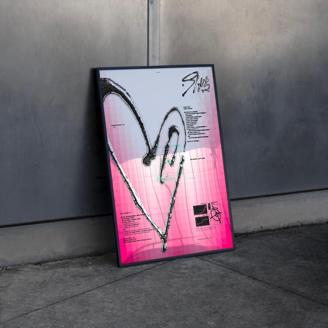 A2 Heart Poster (2/2) - Etsy
