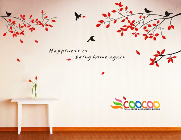 Wall Decal Quote Tree Wall Decal Wall Stickers Removable Vinyl - Etsy