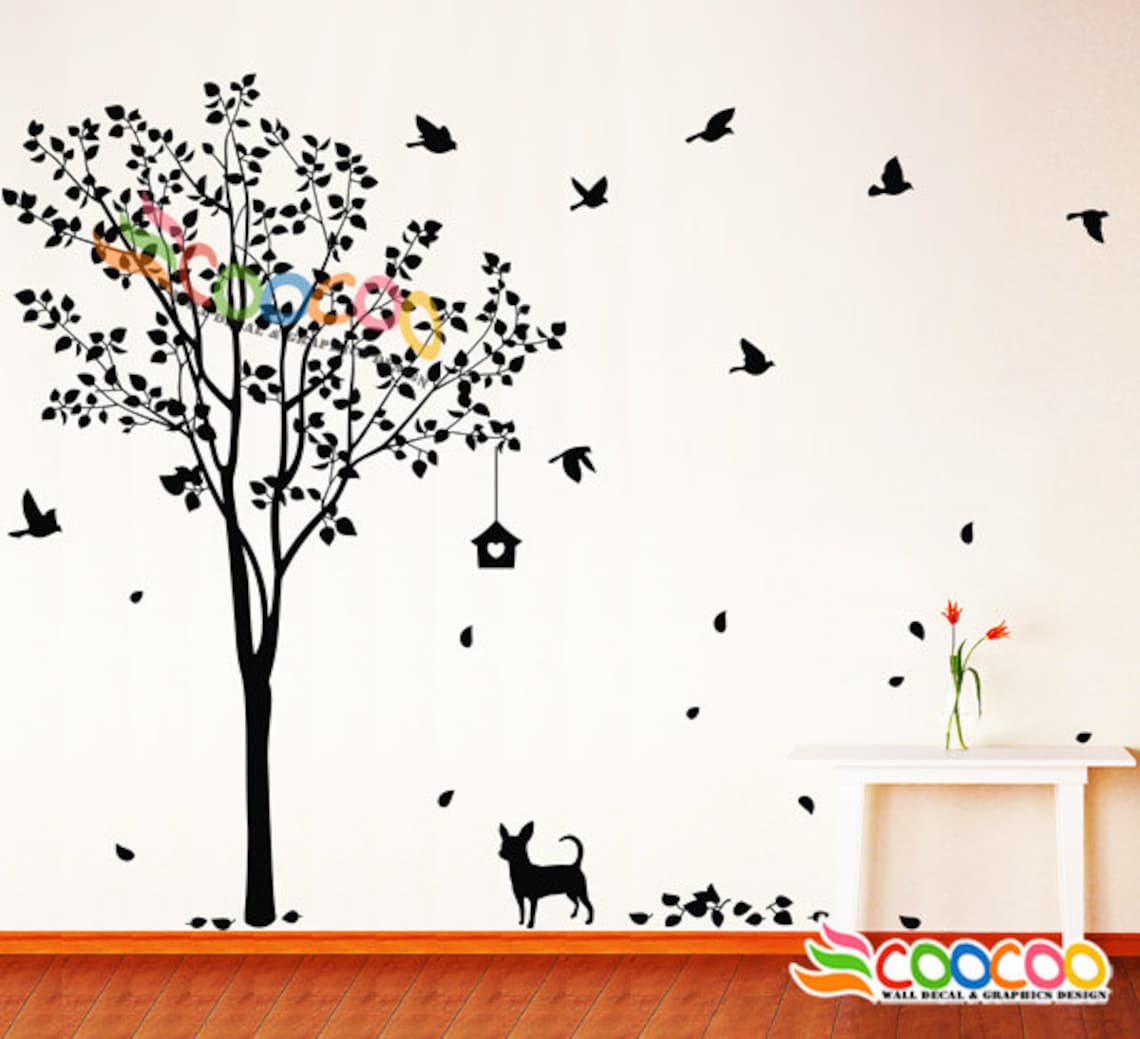 Wall Decal Wall Stickers tree Wall Decals wall Decals - Etsy
