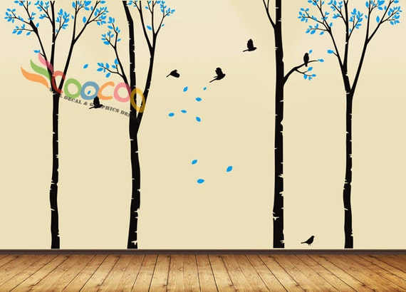 Wall Decal wall Stickers Tree Wall Decals Wall decals | Etsy