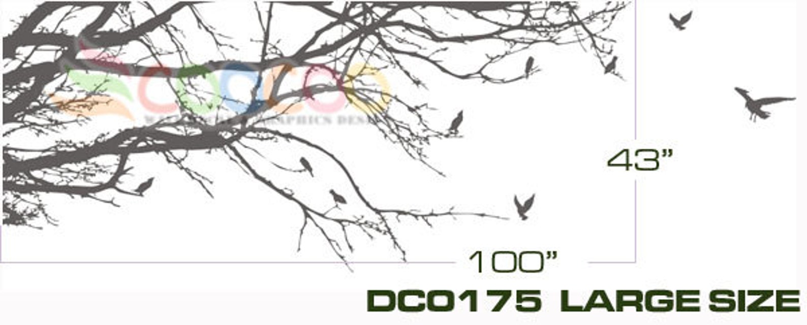 Wall Decor Decal Sticker Mural Big Removable X Large Size - Etsy