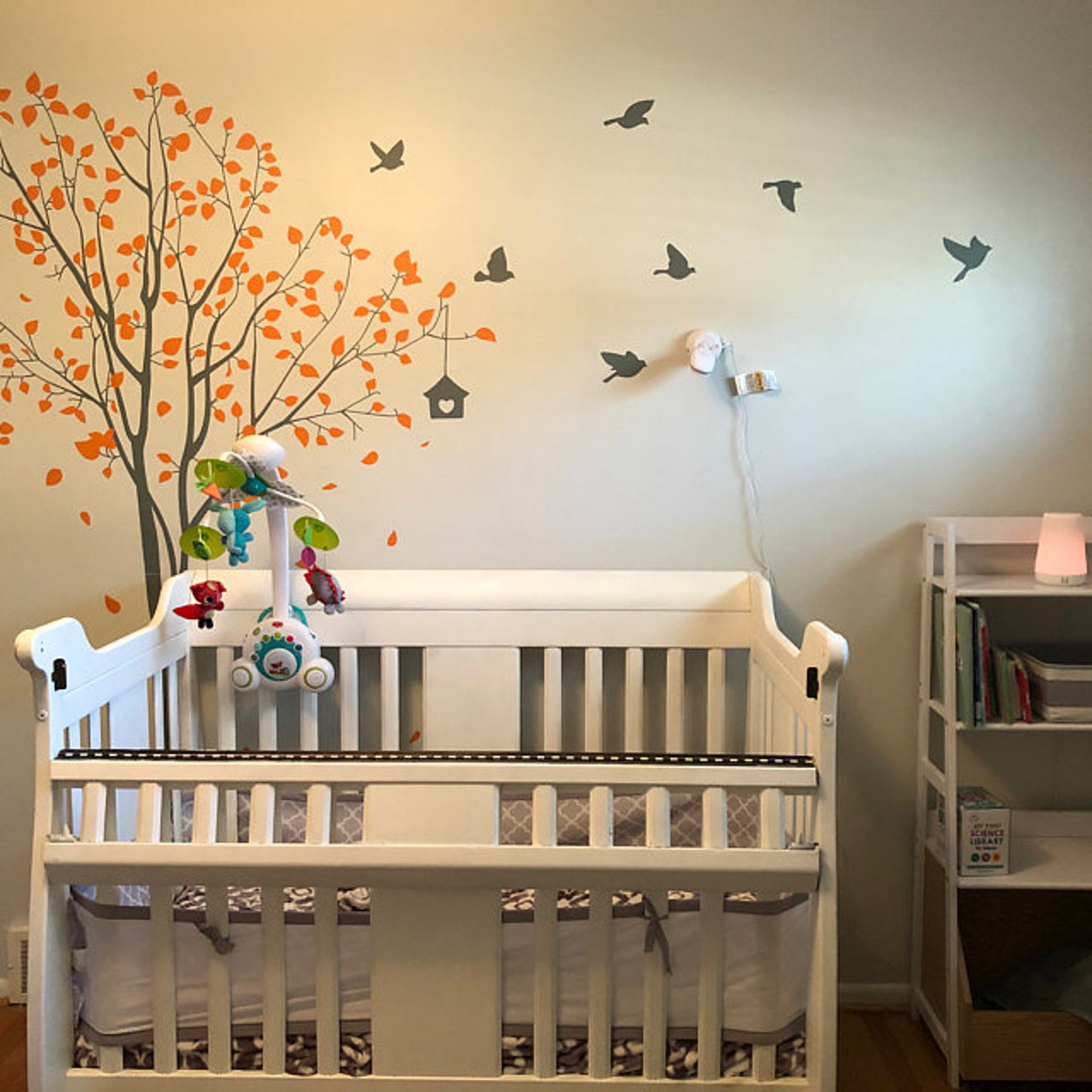 Nursery Wall Decal Tree Wall Decal Tree Animals Wall Decal | Etsy