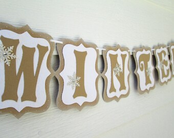 Snowflake Banner | Etsy