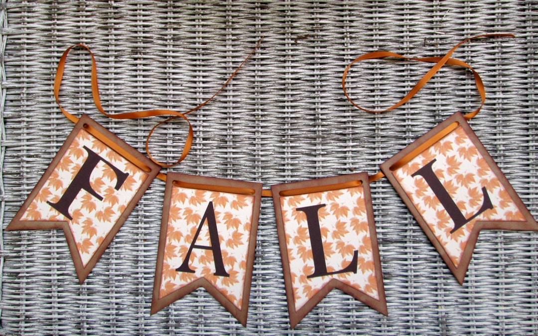 FALL Banner, Autumn Seasonal Sign, Fall Decor - Etsy