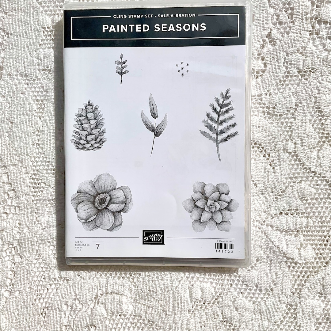 Stampin up Painted Seasons Stamp Set Sale-a-bration Never Used - Etsy