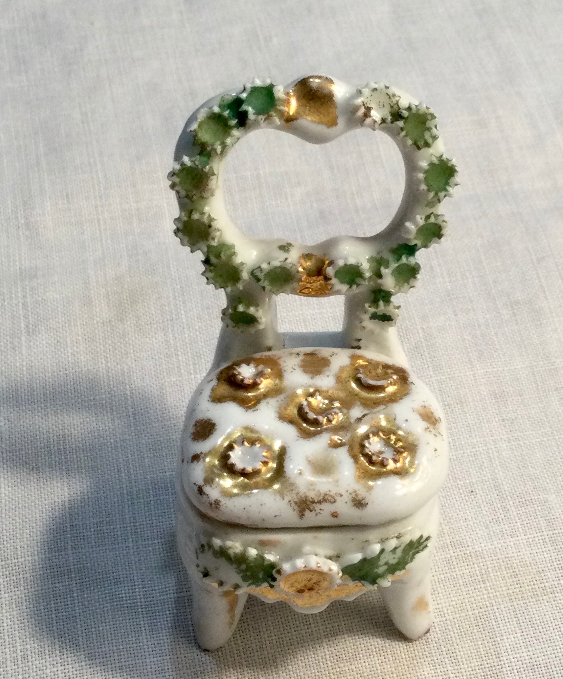 Adorable Antique Victorian 1880s Porcelain Trinket Ring Jewelry Box ...
