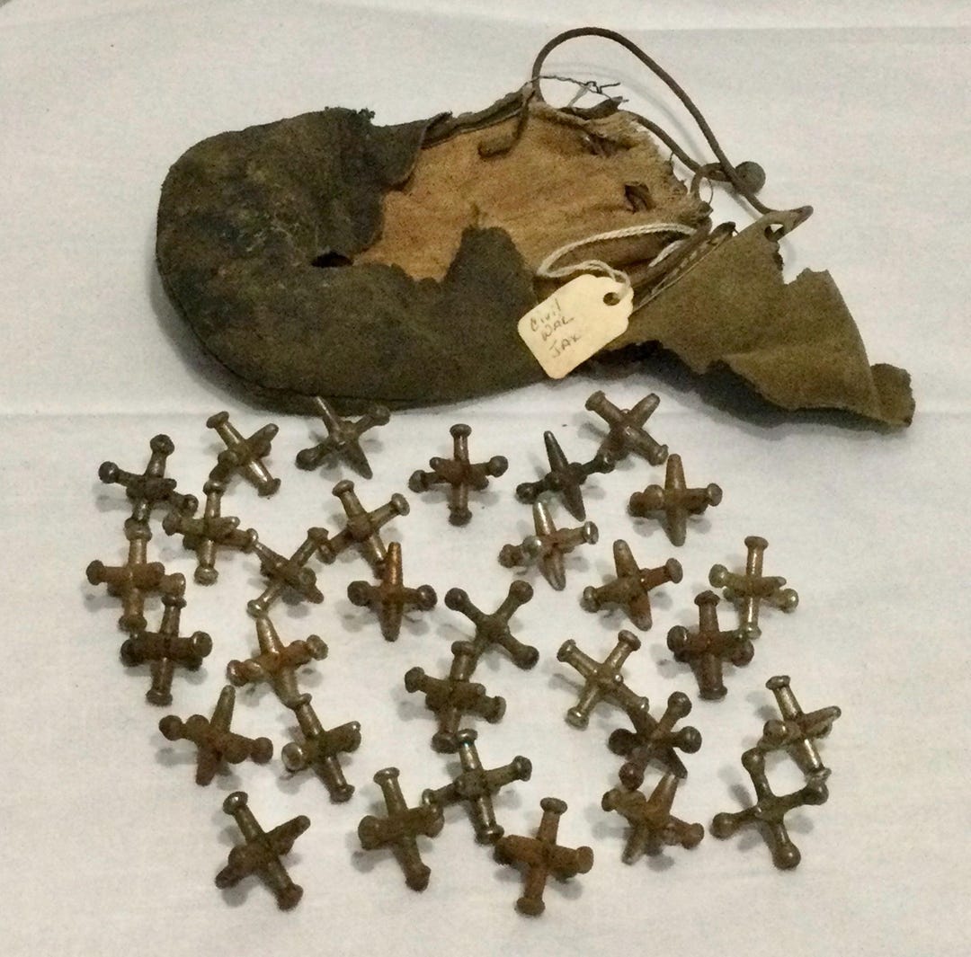 Lot of 31 Antique Vintage Metal Jacks “knucklebones” Game Pieces With ...