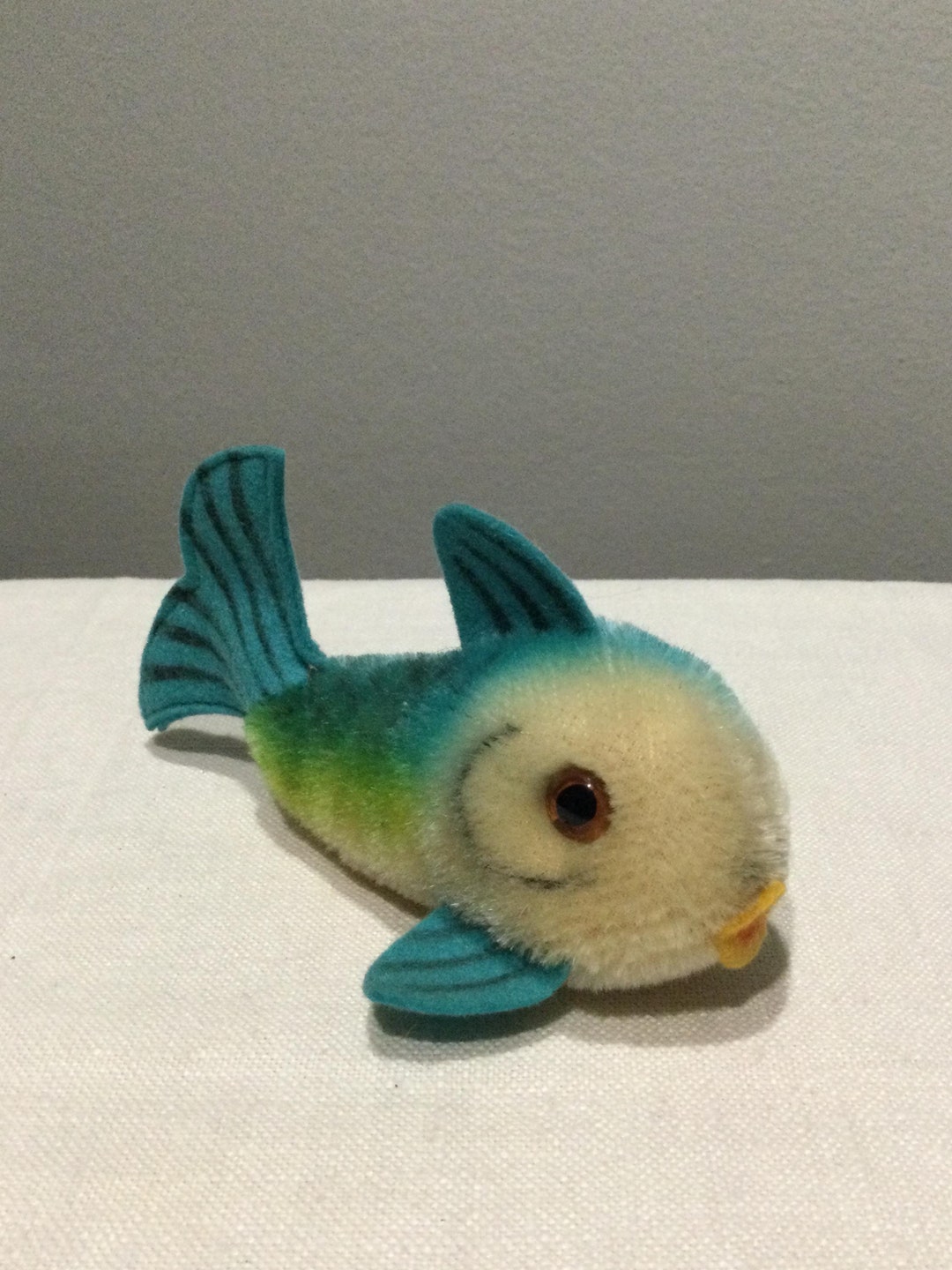 Vintage German Steiff Plush Fish Stuffed Animal - Etsy