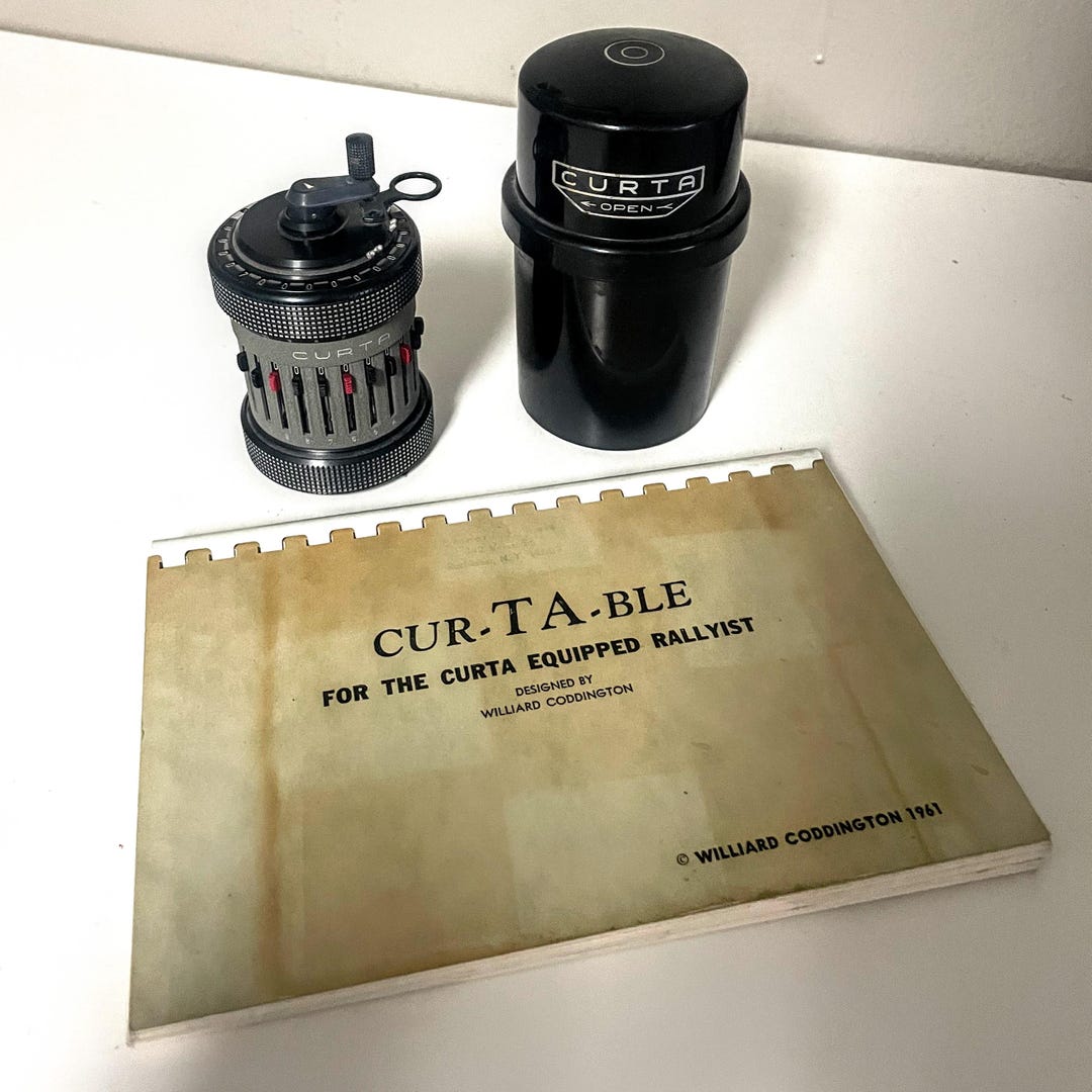 Curta Calculator Type II Case Nice-looking & Working With Rare Rally ...