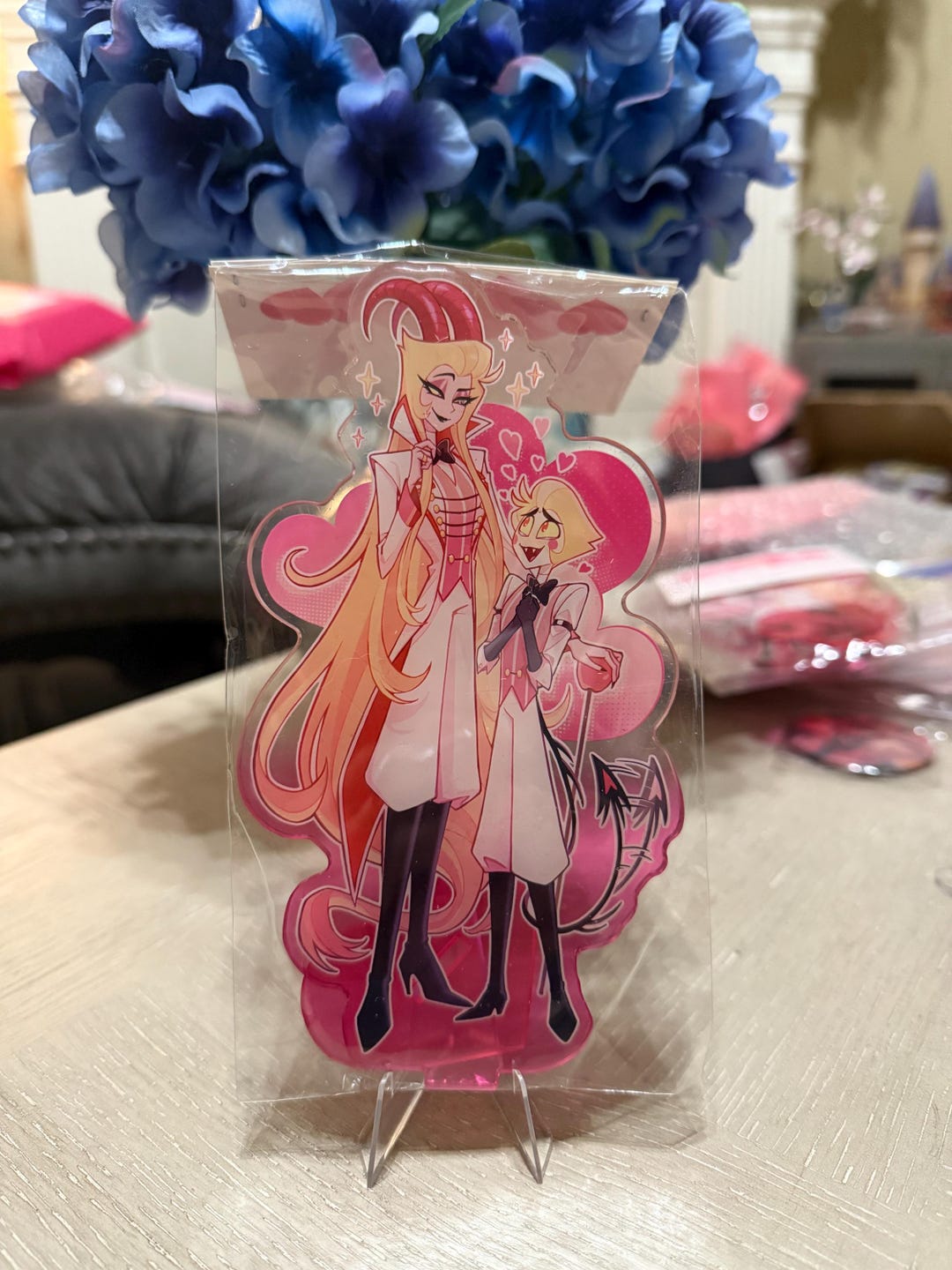 Hazbin Hotel Lilith and Lucifer Morningstar Acrylic Standee - the ...