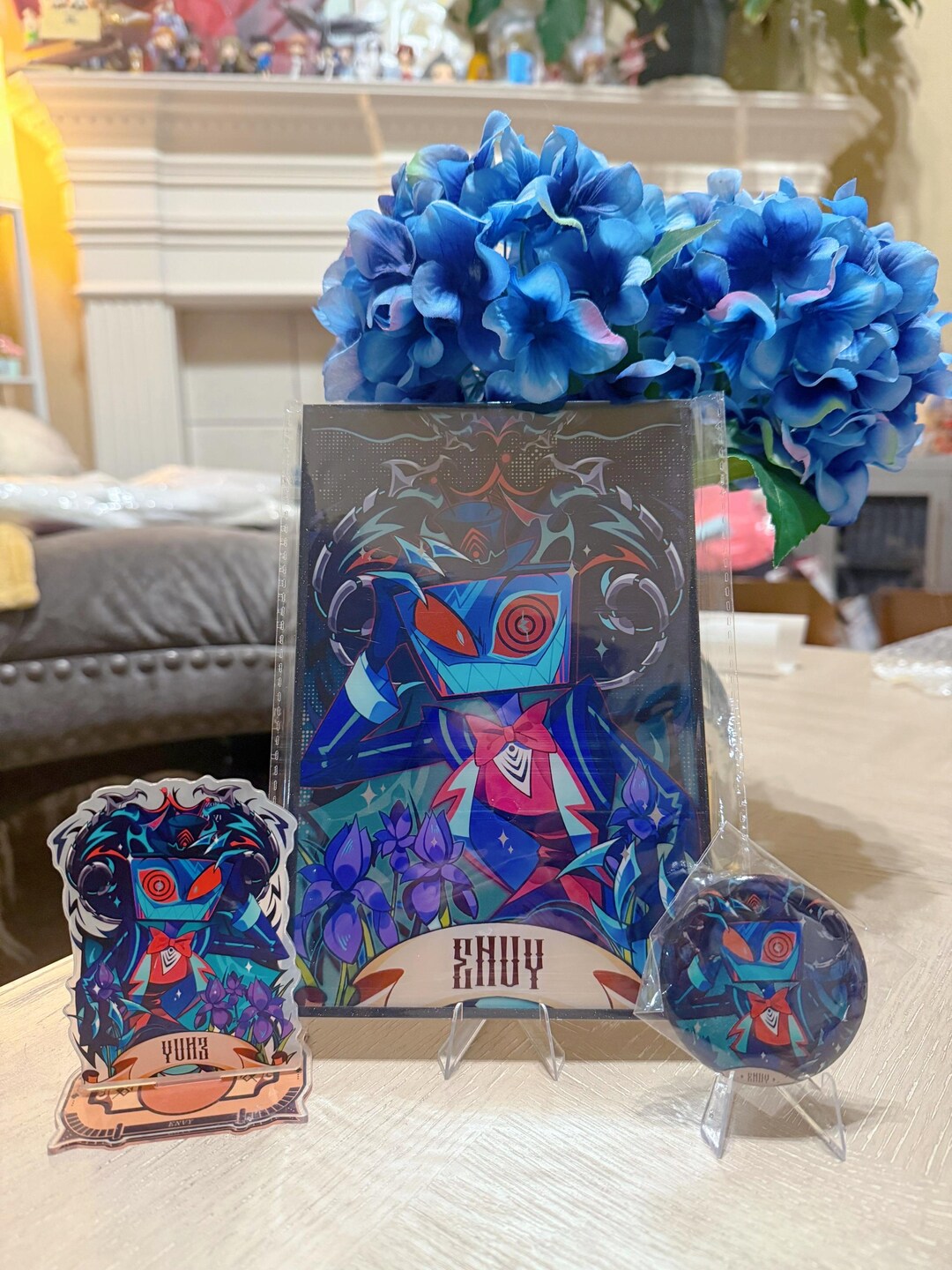 Hazbin Hotel Vox Acrylic Standee Set - Seven Sins- Envy - Etsy
