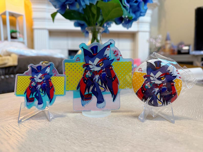 Hazbin Hotel Husk Acrylic Standee Set - Etsy