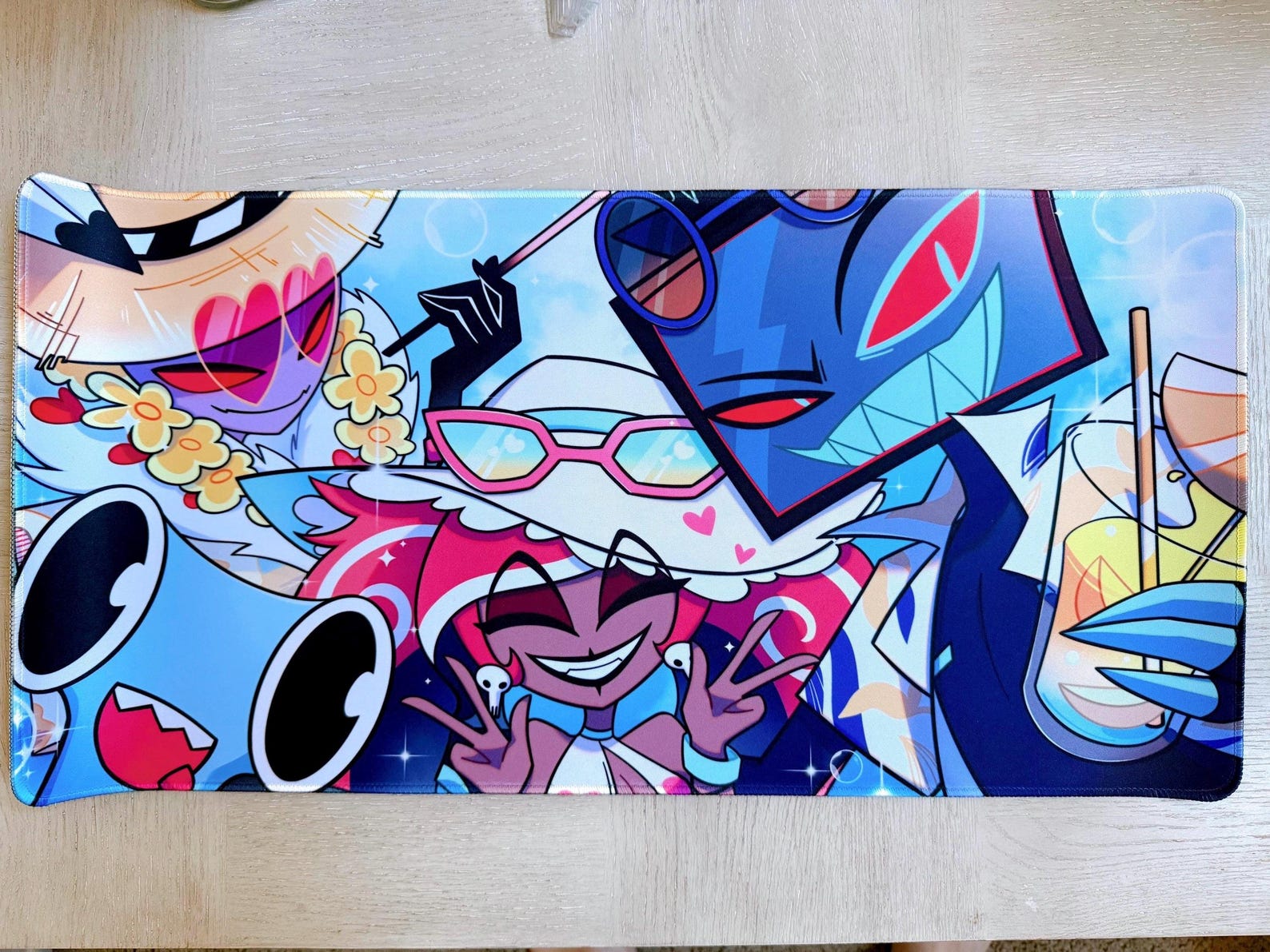 Hazbin Hotel the Vees XL Limited Edition Playmat/ Game Mat - Summer ...